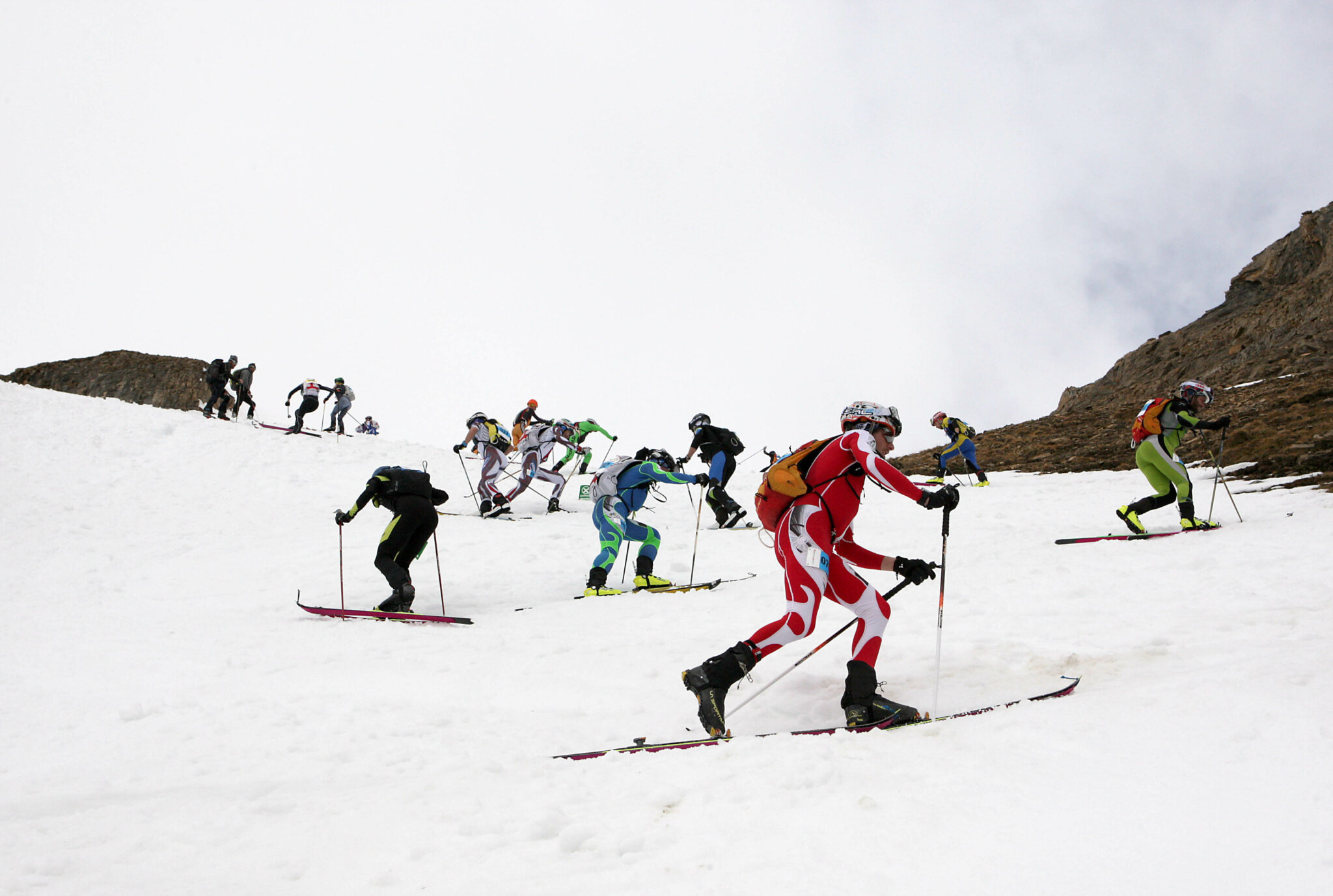 Marmotta Trophy - ski mountaineering race in Val Martello, Italy